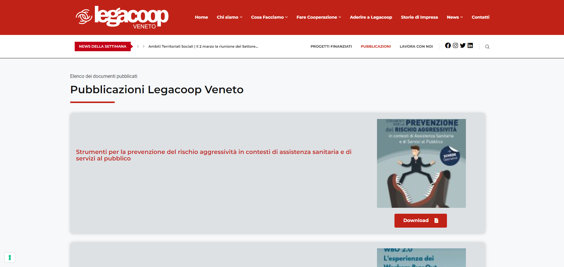 Pubblicazioni - Legacoop Veneto